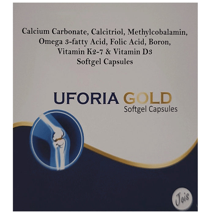 Uforia Gold Soft Gelatin Capsule – Classic Derma