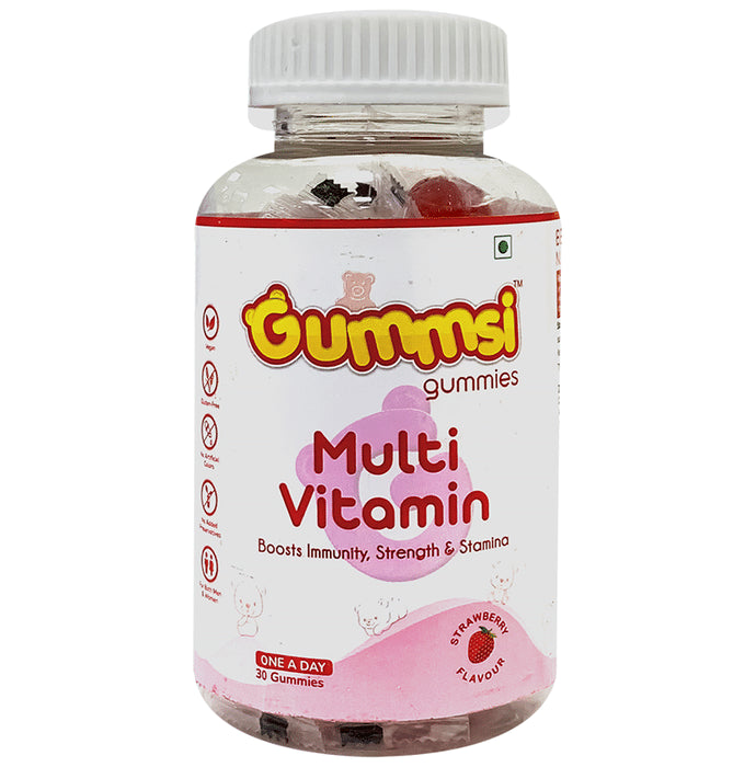 Gummsi Multivitamin Gummies Strawberry – Classic Derma