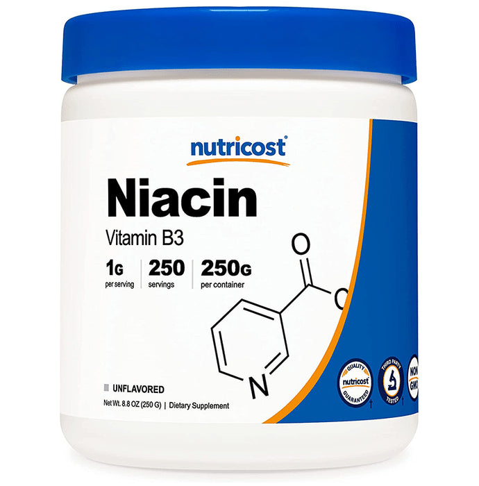 Nutricost Niacin Vitamin B3 Powder – Classic Derma