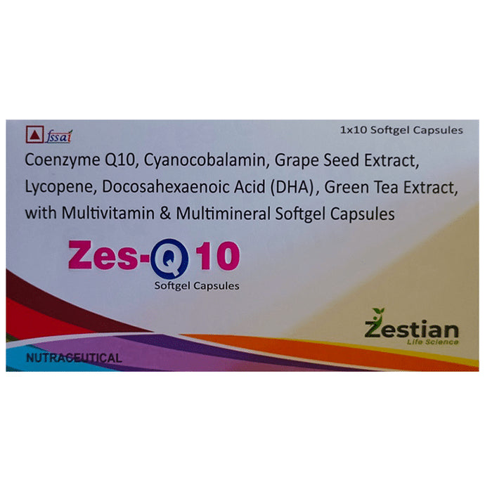 Zes-Q 10 Softgel Capsule – Classic Derma