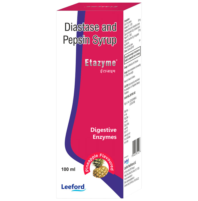 Etazyme Syrup Pineapple – Classic Derma