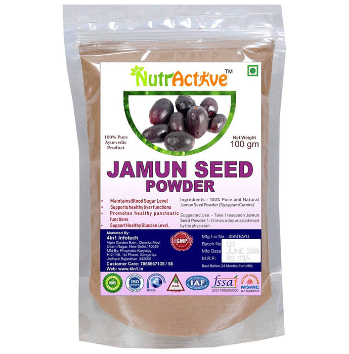 NutrActive Jamun Seed Powder – Classic Derma