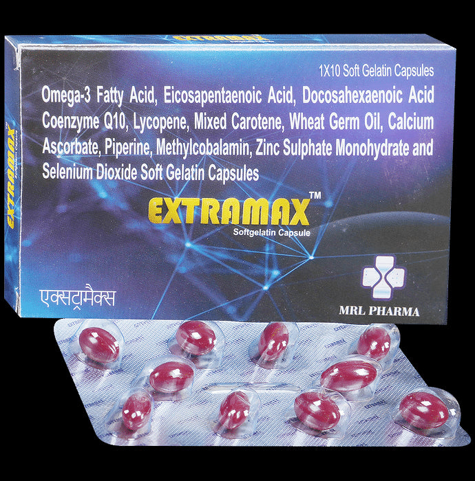 Extramax Soft Gelatin Capsule – Classic Derma
