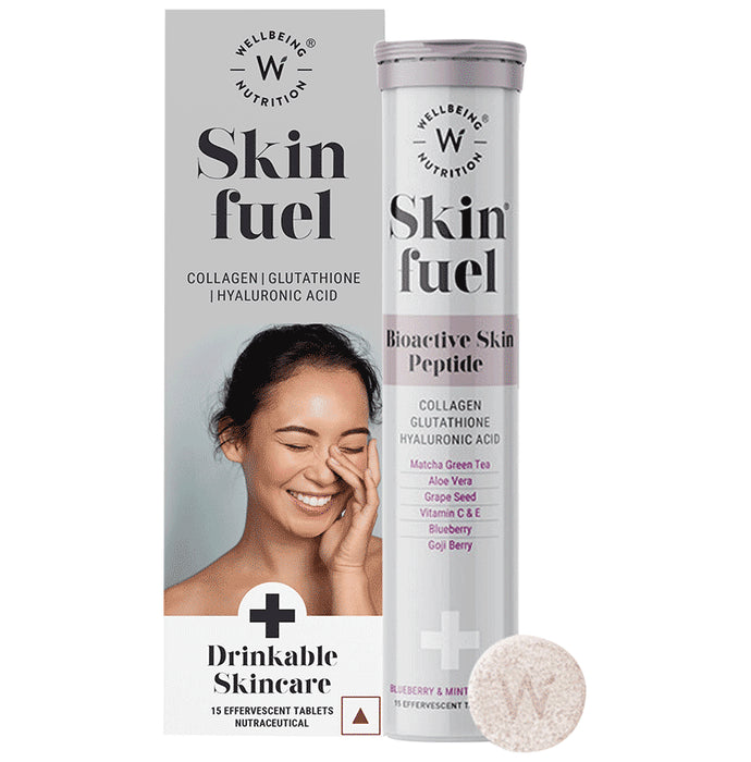 Wellbeing Nutrition Skin Fuel with Collagen, Glutathione & Hyaluronic ...