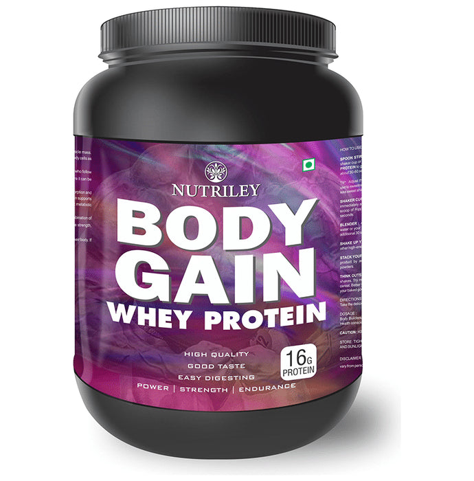 Nutriley Body Gain Whey Protein American Ice Cream Powder – Classic Derma