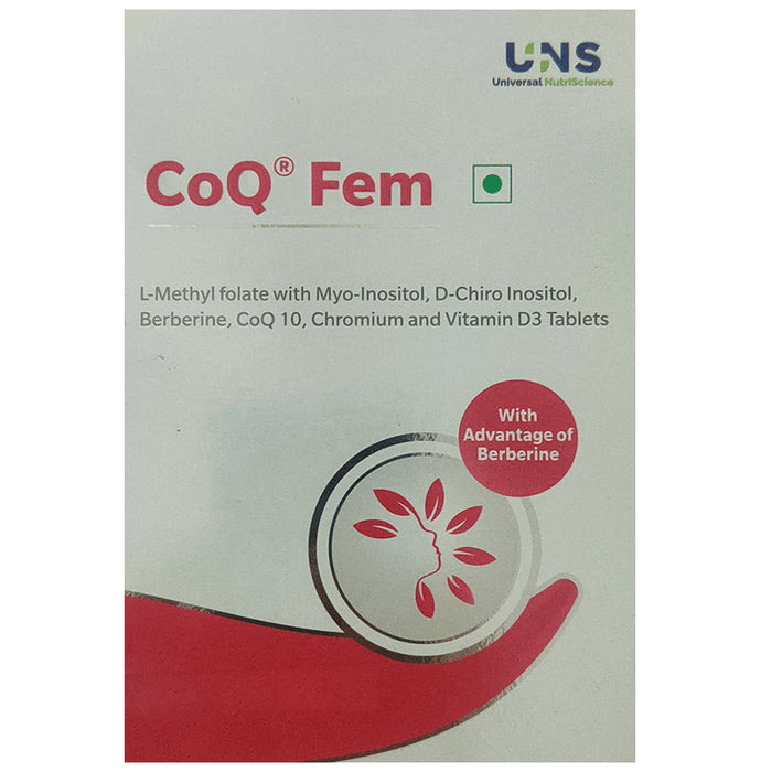 CoQ-Fem Berberine Tablet – Classic Derma