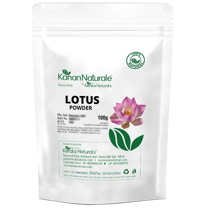 Kerala Naturals 100% Pure Lotus Powder – Classic Derma