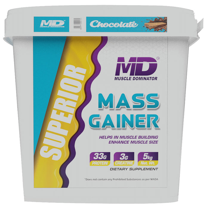Muscle Dominator Superior Mass Gainer Chocolate – Classic Derma