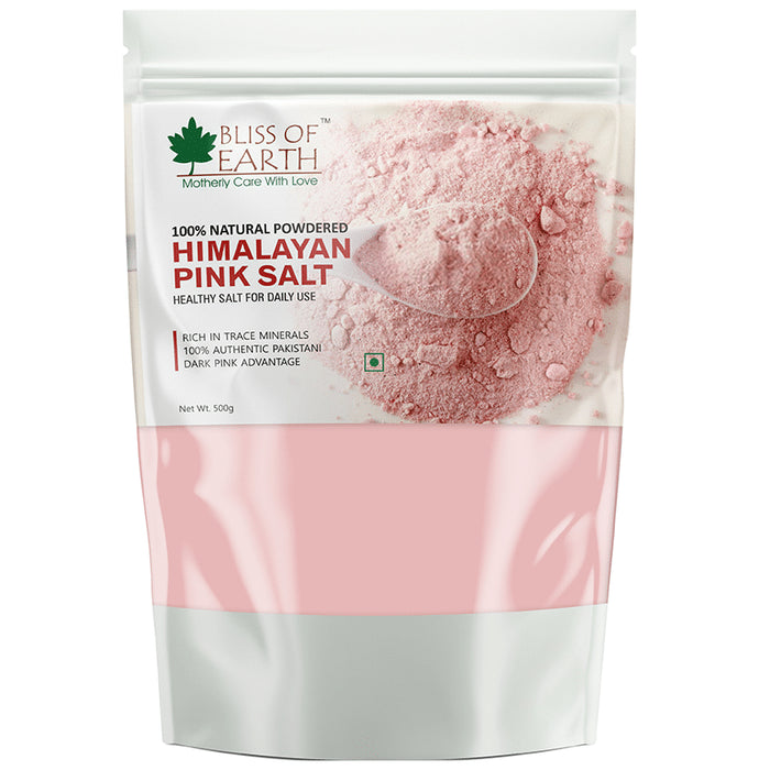 Bliss of Earth 100% Authentic Pakistani Himalayan Pink Salt Powder ...