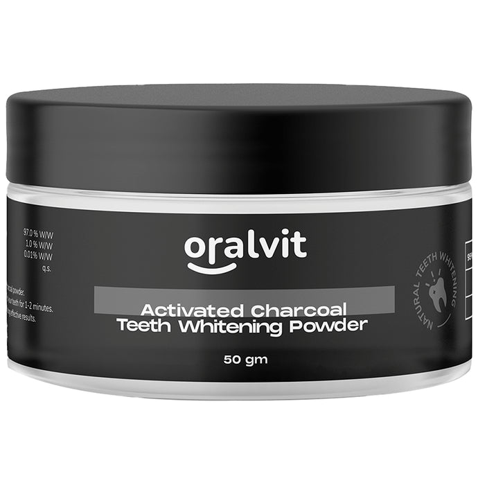 Oralvit Activated Charcoal Teeth Whitening Powder – Classic Derma
