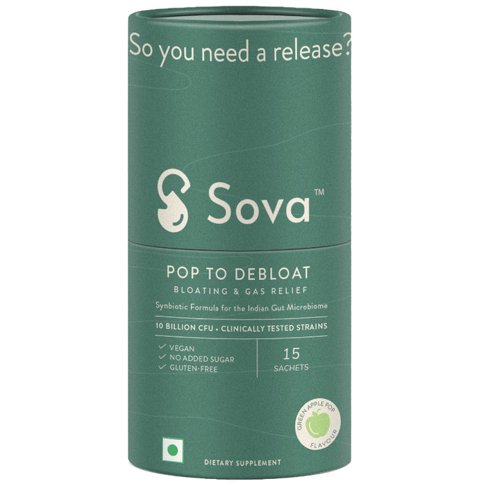 Sova Pop To Debloat for Men & Women | Prevent Gassiness, Bloating and Discomfort | Prebiotics ...