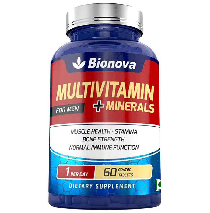 Bionova Multivitamin Minerals for Muscle Health, Stamina, Bone Strength ...