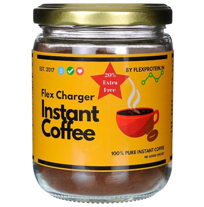 Buy Flex Protein Flex Charger Instant Coffee | Classic Derma