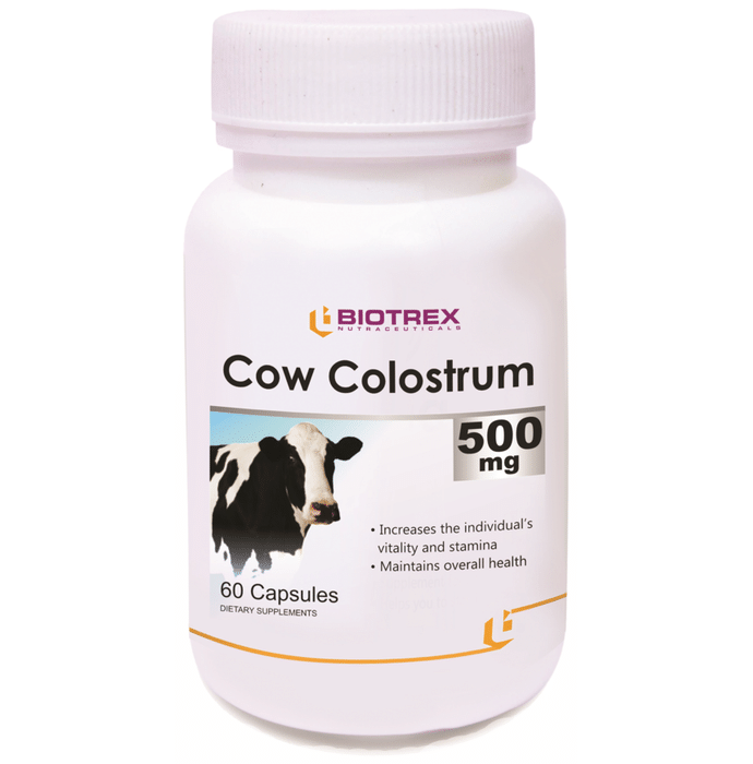 Biotrex Cow Colostrum 500mg Capsule – Classic Derma