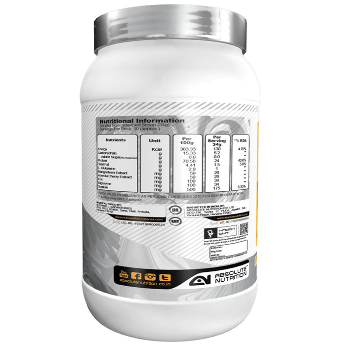 Knockout Rhodium Whey Protein Powder Mango Slush with Free Shaker ...