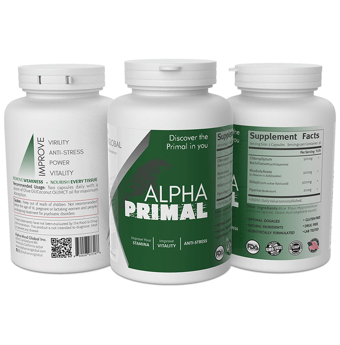 Alpha Primal Capsule (30 Each) – Classic Derma