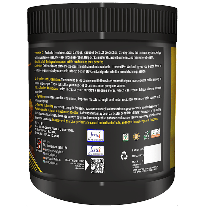Muscle Fight Gold Giant Pre Workout Fruit Punch – Classic Derma
