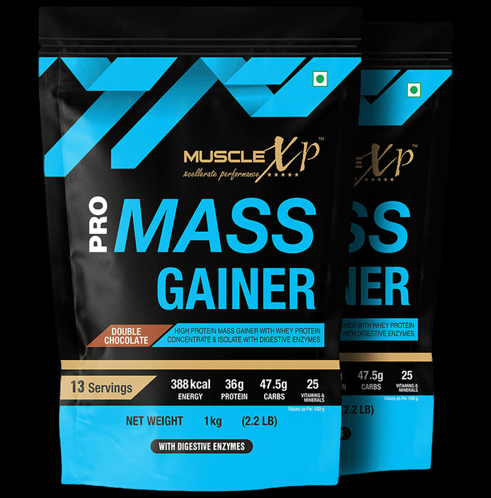 MuscleXP Pro Mass Gainer with Whey Protein Concentrate & Isolate ...