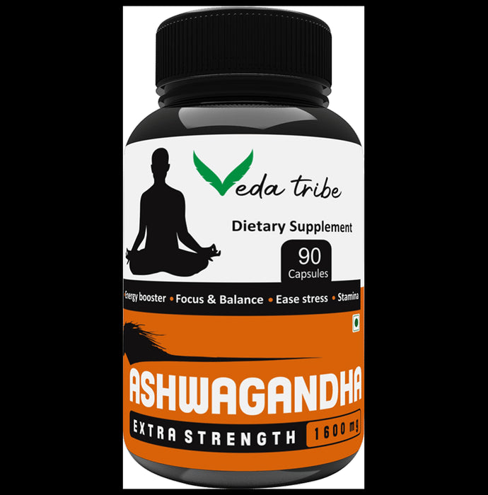 Veda Tribe Ashwagandha 1600mg Capsule – Classic Derma
