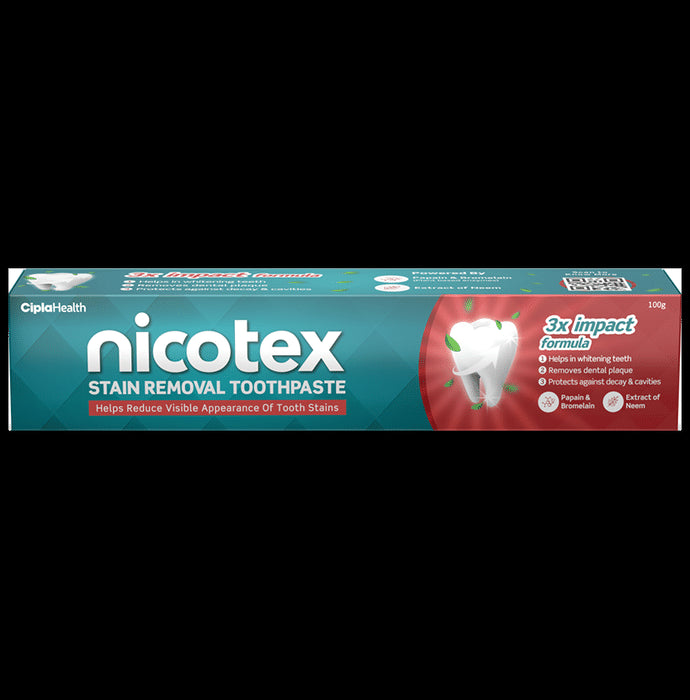 Nicotex Stain Removal Toothpaste – Classic Derma