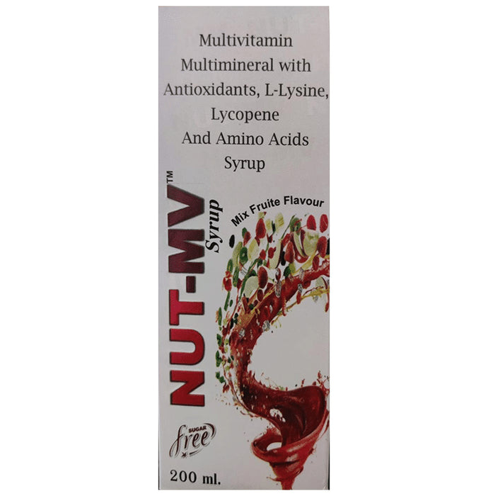 Nut-MV Syrup Mix Fruit Sugar Free – Classic Derma