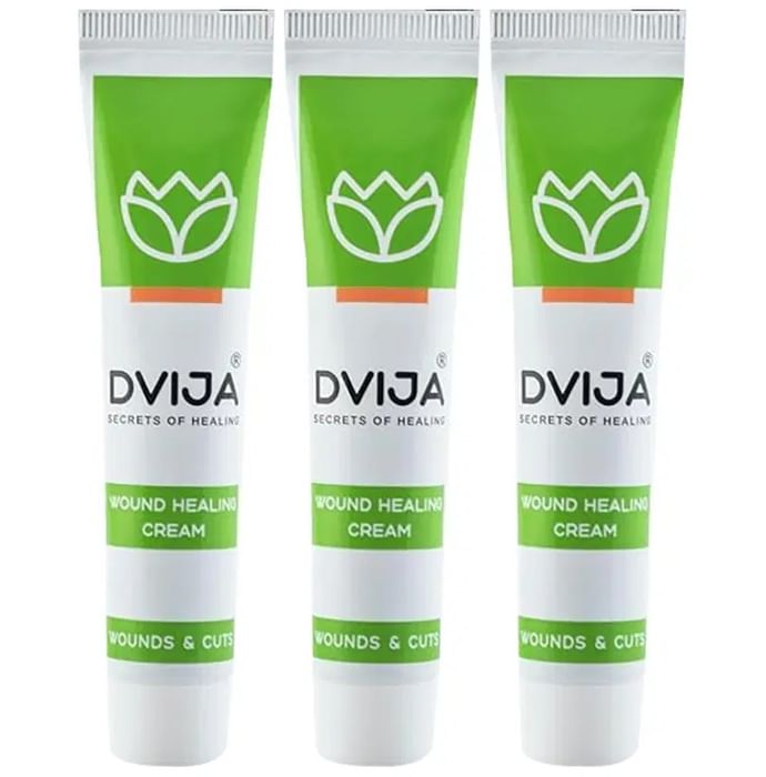 Dvija Ayurvedic Wound Healing Cream (30gm Each) – Classic Derma