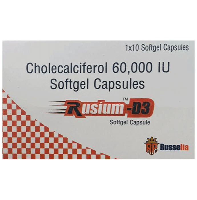 Rusium-D3 Softgel Capsule – Classic Derma