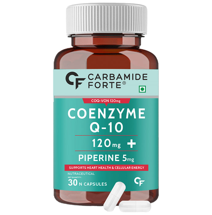 Carbamide Forte Coenzyme Q10, 120mg Piperine 5mg Capsule – Classic Derma