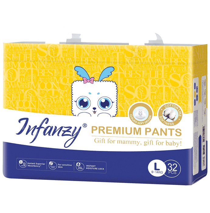 Infanzy Premium Diaper (32 Each) Large – Classic Derma