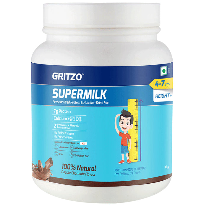 Gritzo Super Milk Protein Height for 4 to 7 Years | With Calcium ...