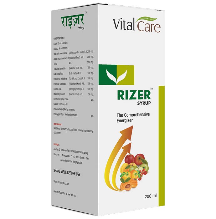 Buy Vital Care Rizer Syrup | Classic Derma