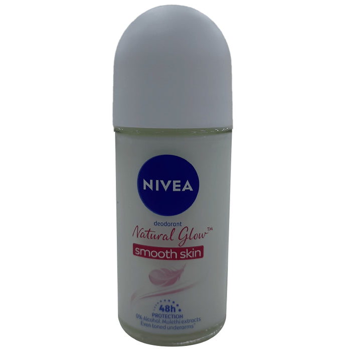 Nivea Women Deodorant Roll On Natural Glow Smooth Skin – Classic Derma
