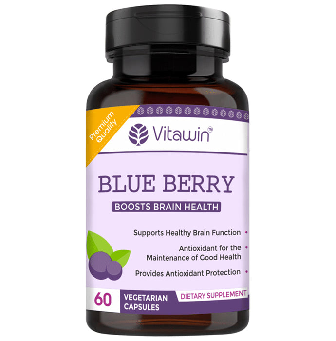 Vitawin Blue Berry Vegetarian Capsule – Classic Derma