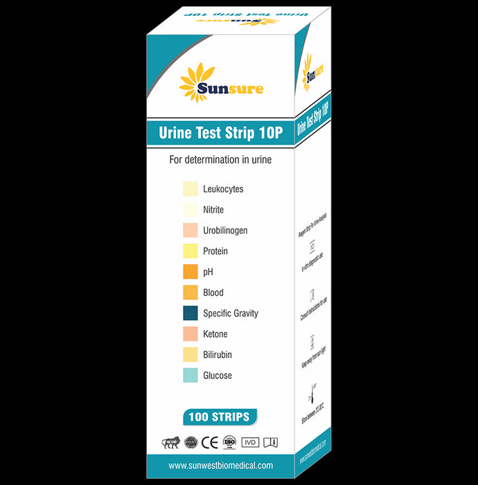 Sunsure Urine Test Strip 10 P – Classic Derma