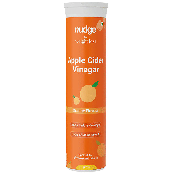 Nudge Apple Cider Vinegar Effervescent Tablet Orange – Classic Derma
