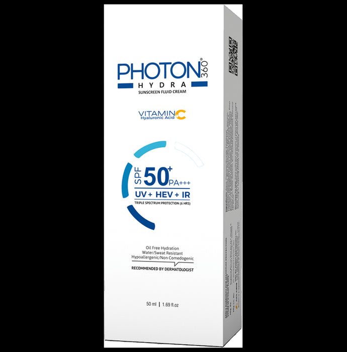 Photon 360 Tint Sunscreen Gel SPF 50 PA | Water & Sweat-Resistant Gel ...