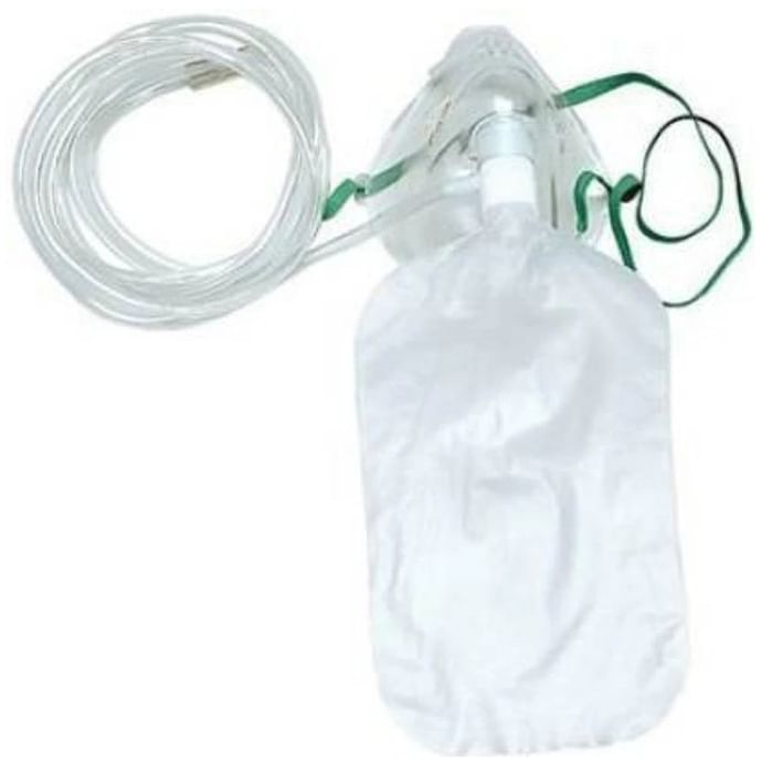 PHS Oxygen Mask with Tubing, Connector & Reservoir Bag Free Size ...