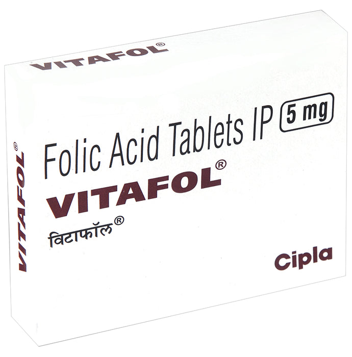 Vitafol 5mg Tablet for Folic Acid Deficiency – Classic Derma