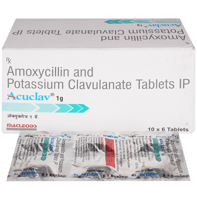 Acuclav 1000mg Tablet – Classic Derma