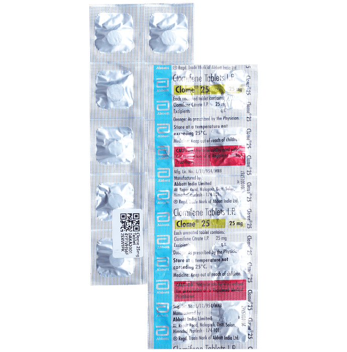 Buy Clome 25mg Tablet Online | Classic Derma