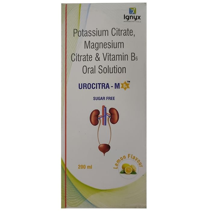 Urocitra-M B6 Oral Solution Sugar Free Lemon – Classic Derma