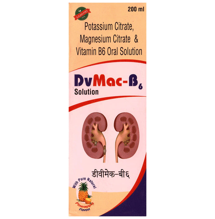 DvMac-B6 Oral Solution Pineapple Sugar Free – Classic Derma