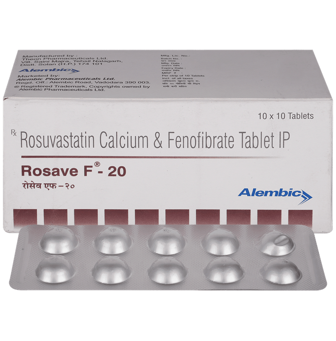 Buy Rosave F 20 Tablet Online | Classic Derma